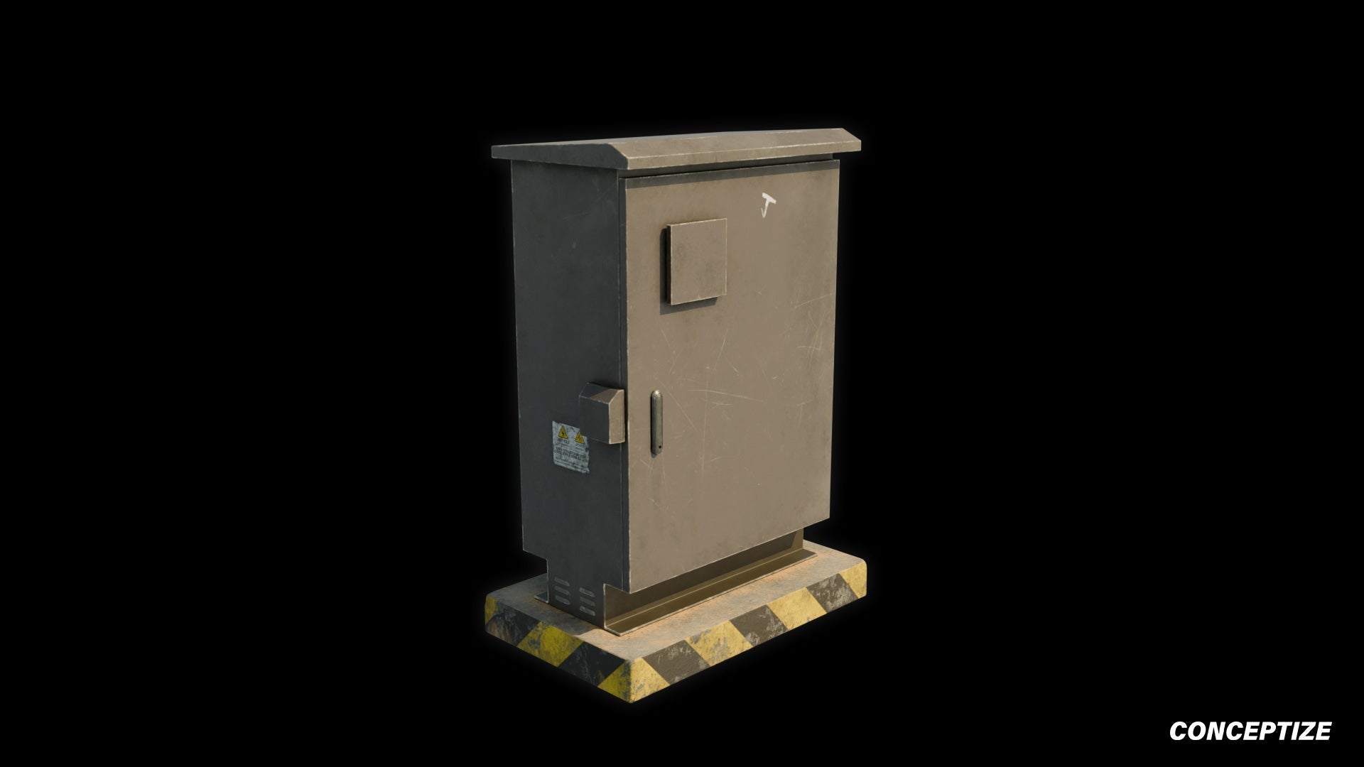 pad-mounted transformer feeder pillar meticulously handcrafted 3d asset ...